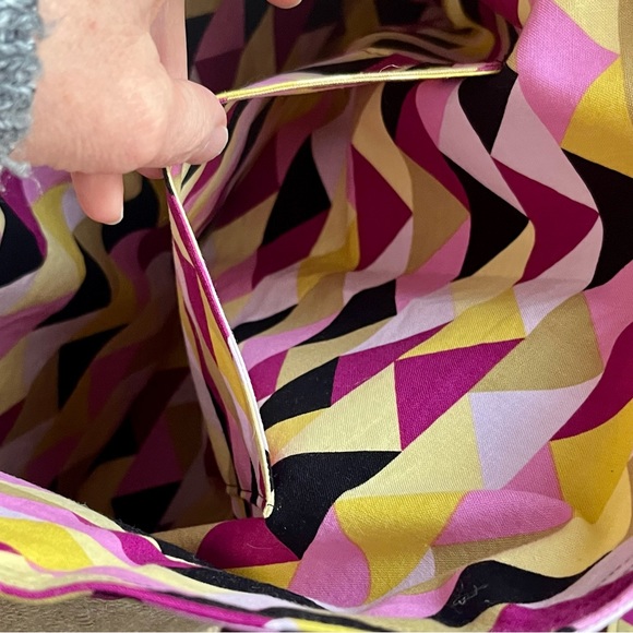 Handmade | Bags | Upcycled Burlap Large Tote Bag Handmade Beach Bag ...